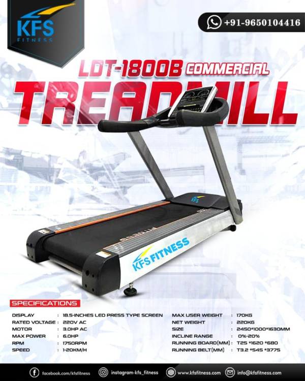 LDT-1800B Treadmill - KFS-FITNESS